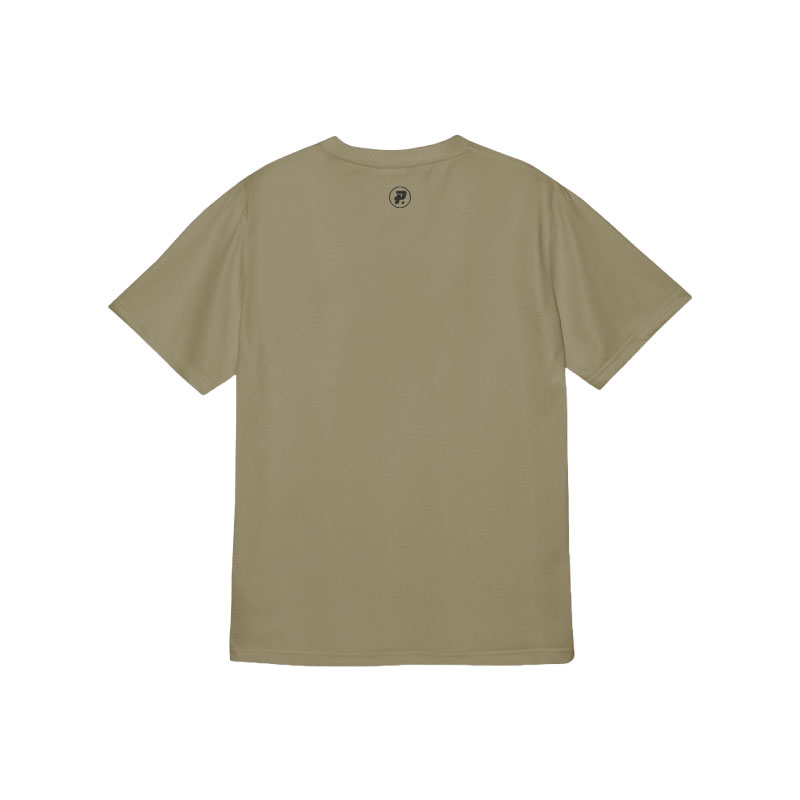 PLG 縮寫電繡短TEE｜卡其 | P. LEAGUE+